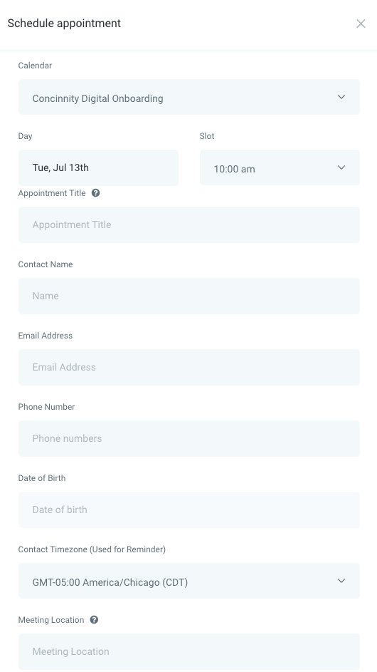 Concinnity Marketing Platform Guide – Concinnity Digital Onboarding